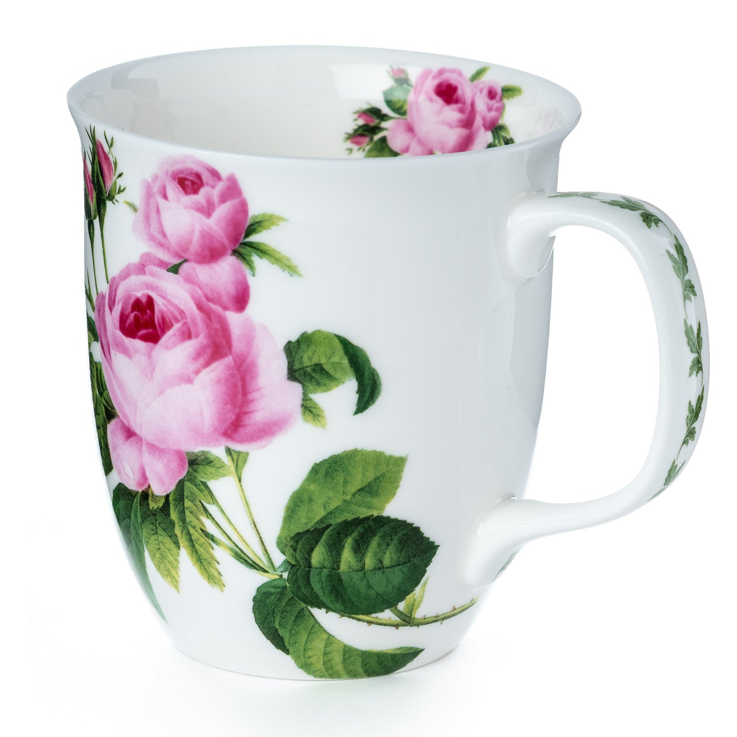 Botanical Flowers Pink Rose Java Mug – McIntosh Mugs