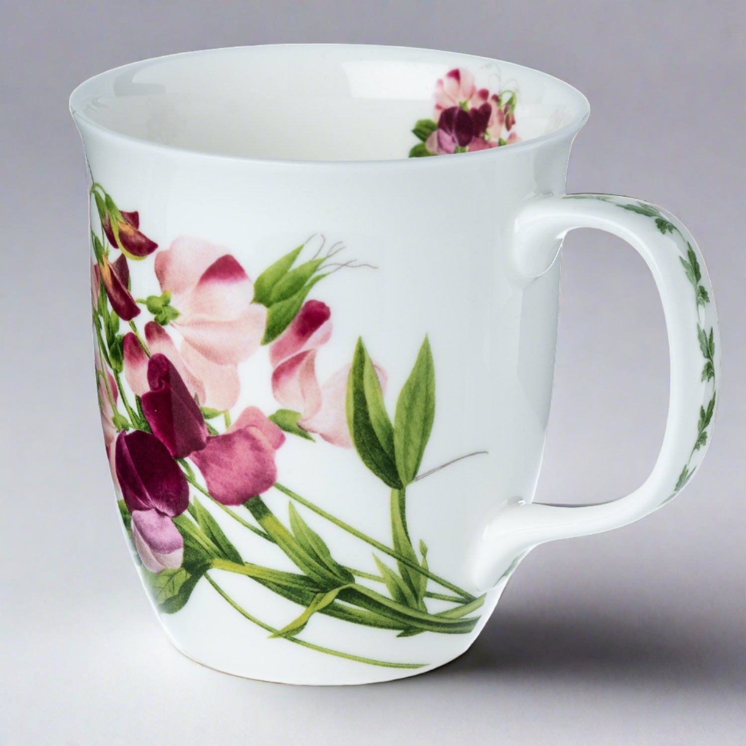 Botanical Flowers Pink Sweet Pea Java Mug – McIntosh Mugs