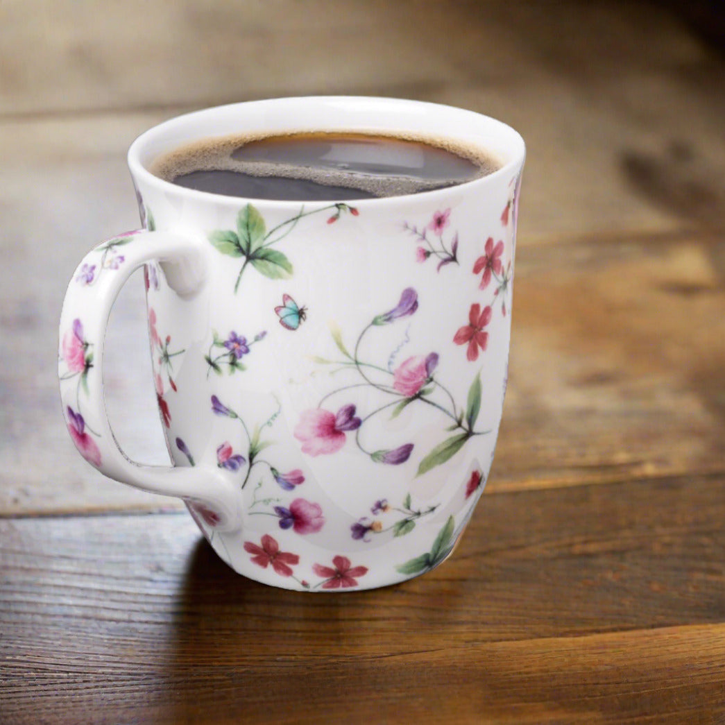 Chintz Sweet Pea Chintz Java Mug | McIntosh Mugs