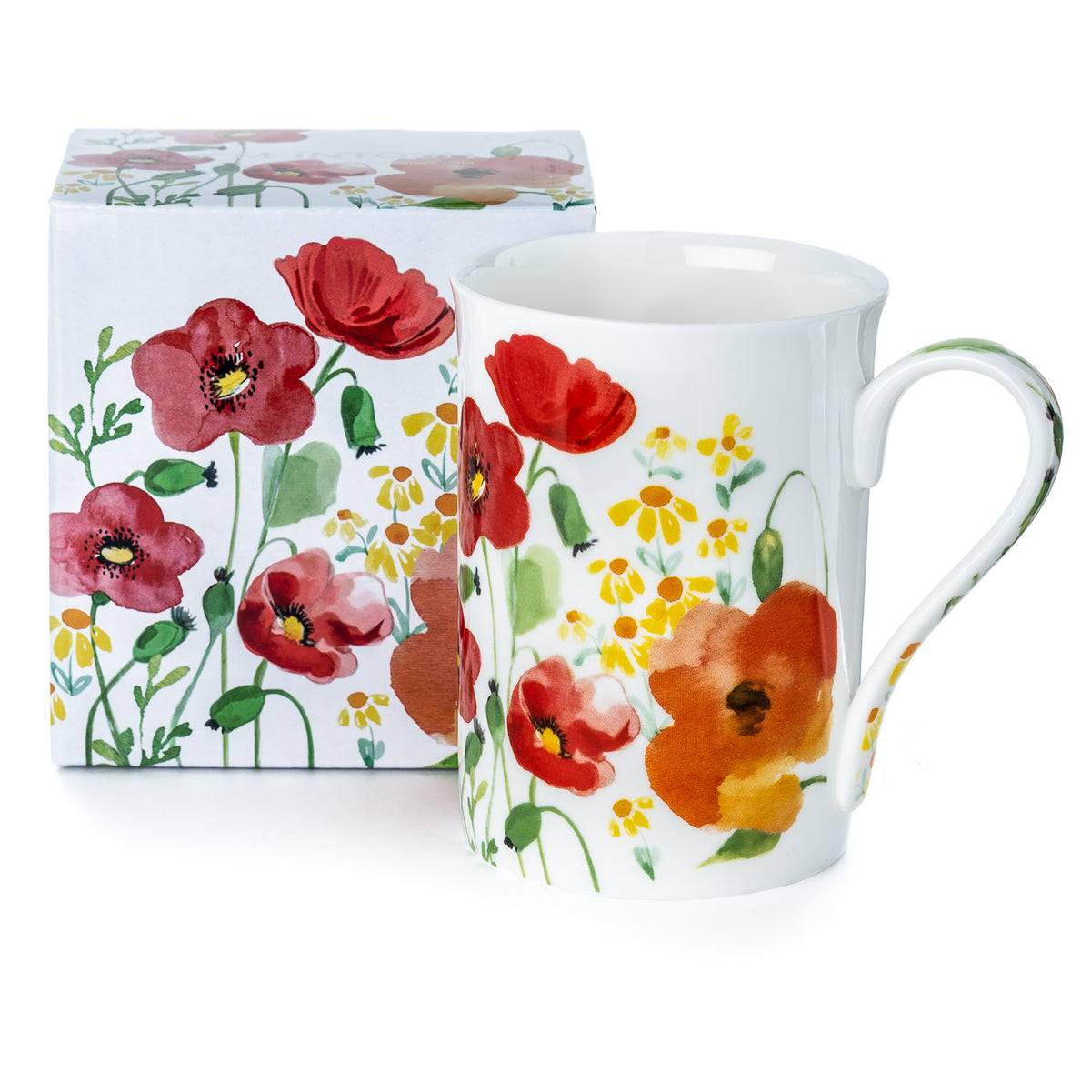 Watercolors Red Classico Mug | McIntosh Mugs