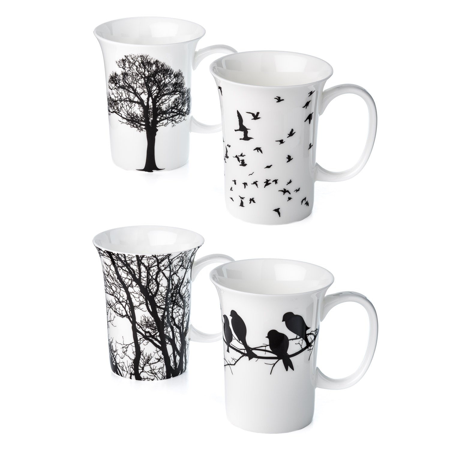 Eternal Silhouette set of 4 Mugs | McIntosh Mugs