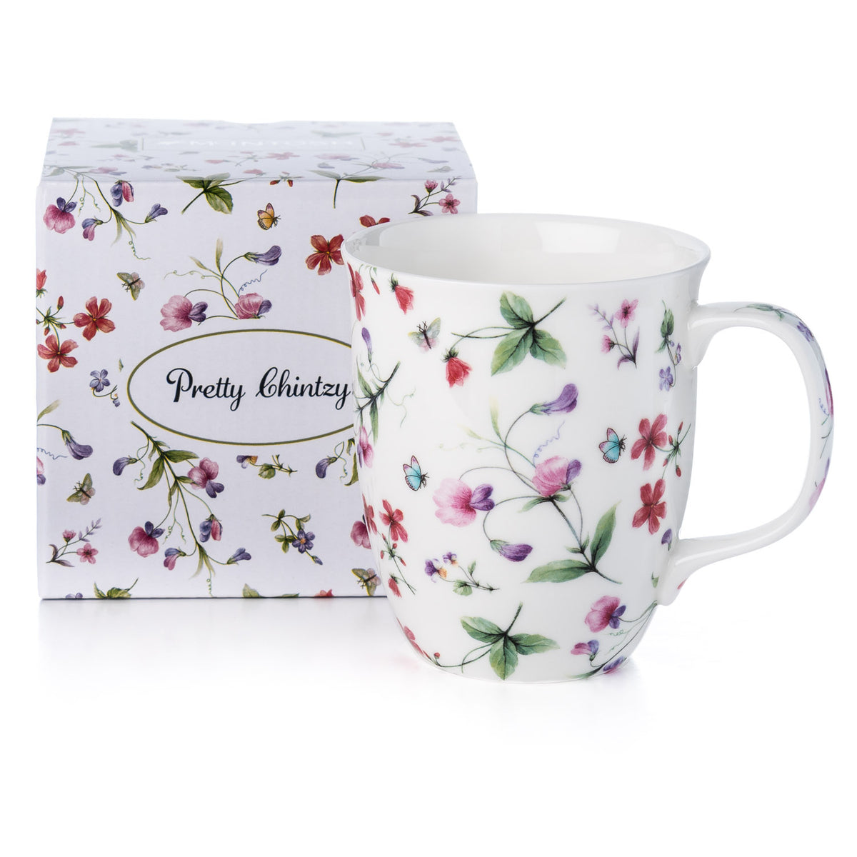 Chintz Sweet Pea Chintz Java Mug | McIntosh Mugs